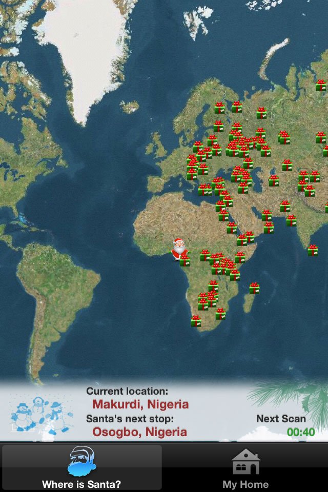 Where is Santa