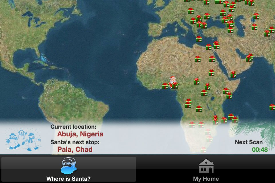 Where is Santa